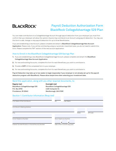 Payroll Authorization Form - 18+ Examples, Format, Sample | Examples