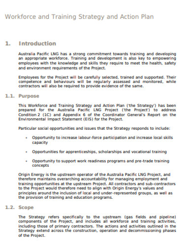 Training Action Plan - 5+ Examples, Format, Pdf | Examples