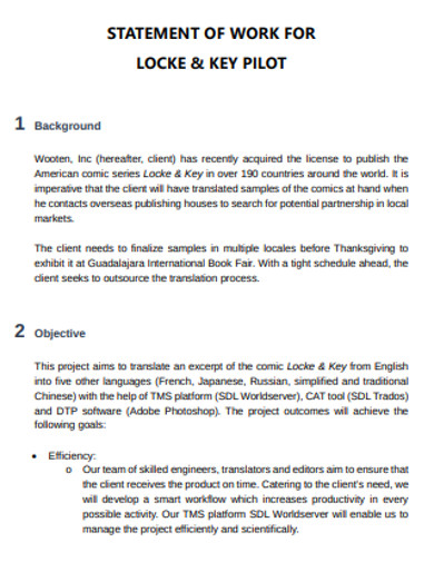 28 Statement Of Work Examples In PDF MS Word Pages Google Docs 