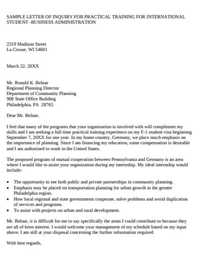 Training Letter - 31+ Examples, Format, Sample | Examples