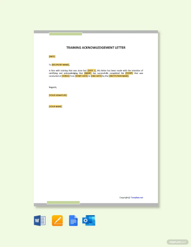 Training Letter - 28+ Examples, Format, Sample | Examples