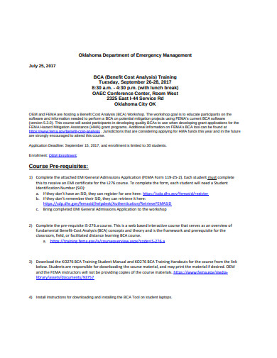 Training Cost Analysis - 5+ Examples, Format, Pdf | Examples