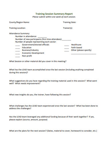 Summary Report - 18+ Examples, Format, Pdf | Examples