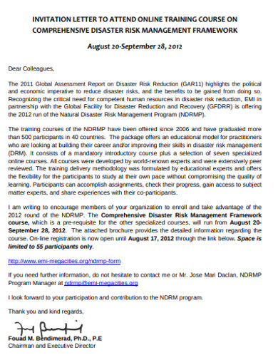 Training Letter - 31+ Examples, Format, Sample | Examples