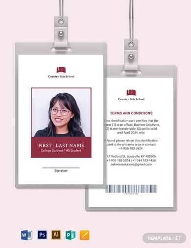 School ID Card - 25+ Examples, Format, Pdf | Examples