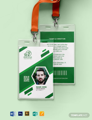 Sports ID Card - 10+ Examples, Format, Pdf | Examples