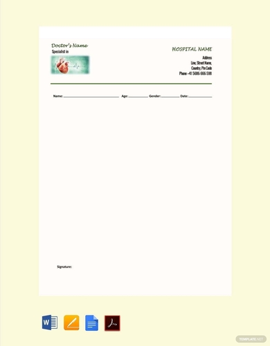 Doctor Note for College/ University - 5+ Examples, Format, Pdf | Examples