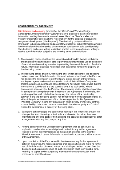 Customer Confidentiality Agreement Examples - 10+ Templates in Google ...