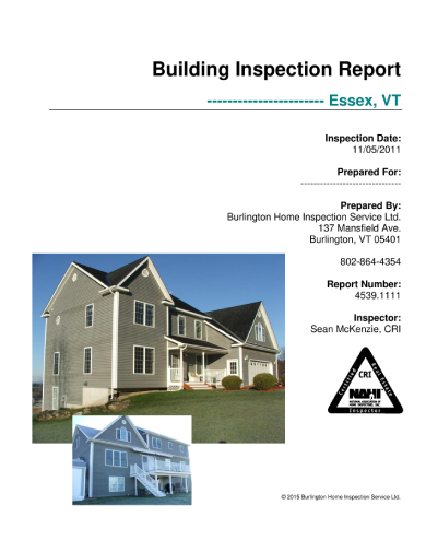 Building Inspection Report - 10+ Examples, Format, Pdf | Examples