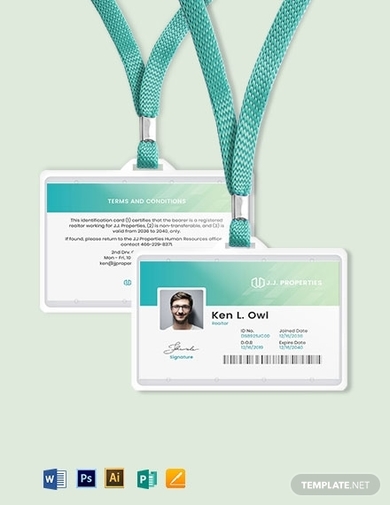 Modern ID Card - 10+ Examples, Format, Pdf | Examples