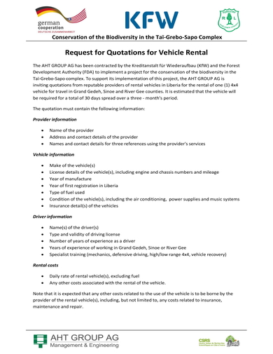 Best Car Rental Quotation Examples - 8+ Templates [Download Now ...