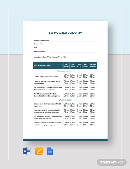 Audit Checklist 18 Examples Format Pdf Examples