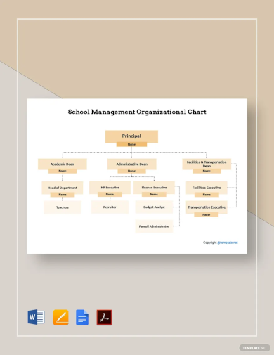 School Organizational Chart - 26+ Examples, Format, Pdf | Examples