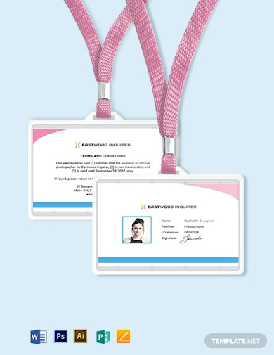 Simple ID Card Examples - 10+ Templates [Download Now] in Illustrator ...