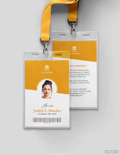 School ID Card - 25+ Examples, Format, Pdf | Examples