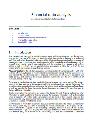 Financial Market Analysis - 10+ Examples, Format, Pdf