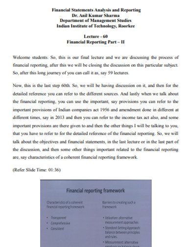 Financial Reporting Analysis - 11+ Examples, Format, Pdf, Tips