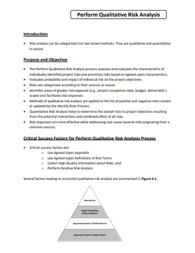 Financial Risk Analysis - 5+ Examples, Format, How to Identify, Pdf