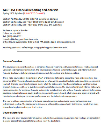 Financial Reporting Analysis 11 Examples Format Pdf Examples
