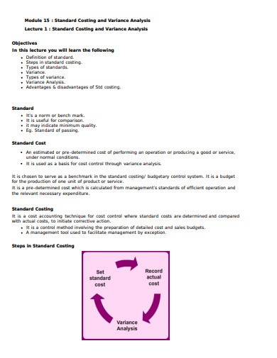 Variance Analysis - 10+ Examples, Format, Pdf, Tips
