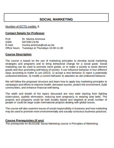 Societal Marketing - 8+ Examples, Format, Pdf