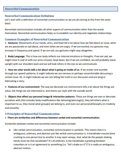100+ Nonverbal Communication Examples, How to Use, Tips, PDF Download ...