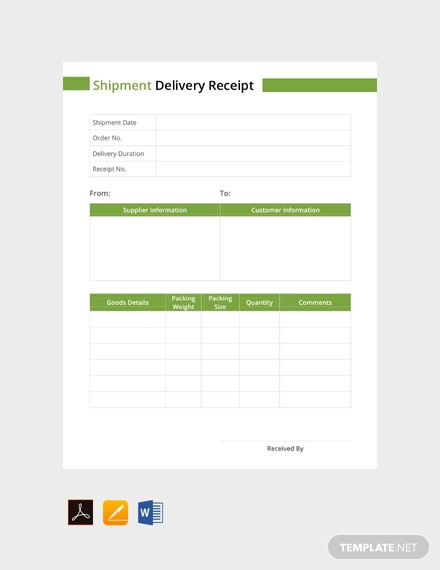 Delivery Slip - 9+ Examples, Format, Pdf | Examples