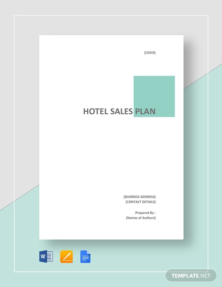 Hotel Sales Plan - 14+ Examples, Format, Pdf | Examples