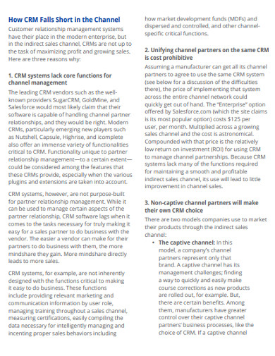 Indirect Sales Model - Examples, Format, Pdf