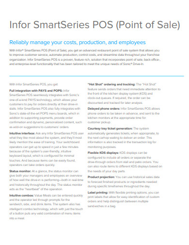 Point of Sales - 10+ Examples, Format, Pdf