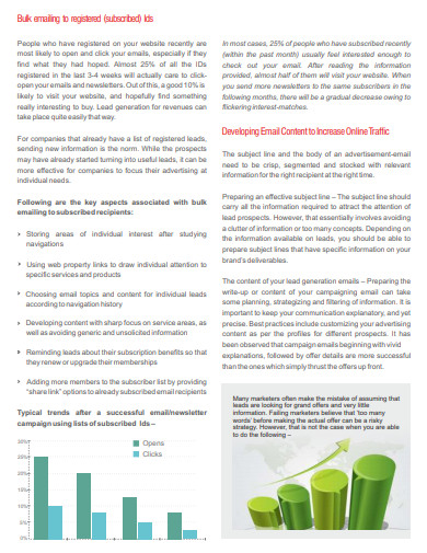 Lead Generation Marketing - 7+ Examples, Format, PDF