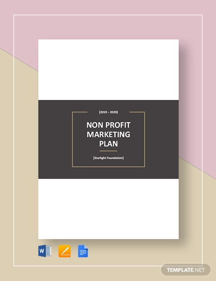 Nonprofit Marketing Plan - 9+ Examples, Format, Pdf | Examples
