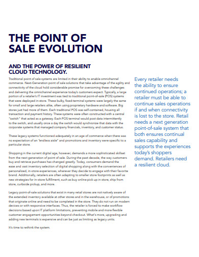 Point of Sales - 10+ Examples, Format, Pdf