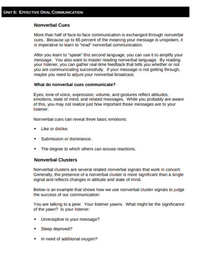 100+ Nonverbal Communication Examples, How to Use, Tips, PDF Download ...