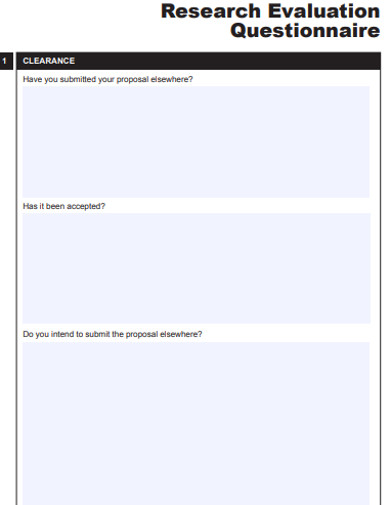 Project Evaluation Questionnaire - Examples, Format, Pdf