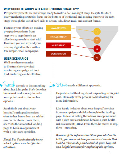 Lead Nurturing - 9+ Examples, Format, PDF