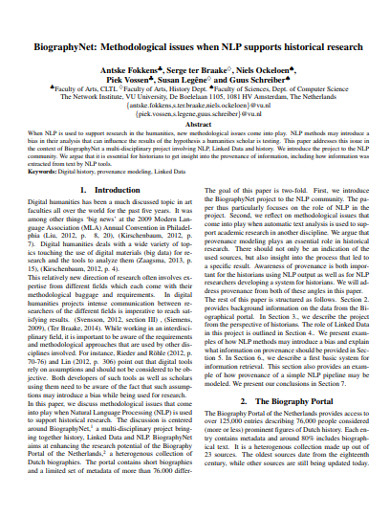 Sample Research Paper