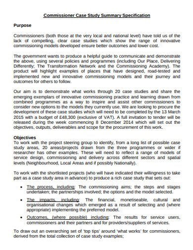 Case Study Summary 10 Examples Format Pdf Examples