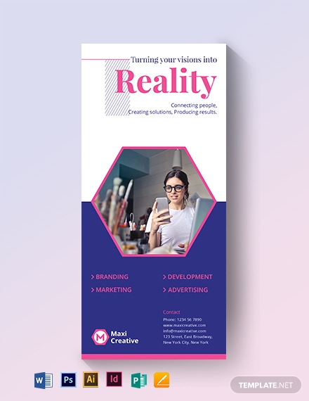 Creative Agency Rack Card - 7+ Examples, Format, Pdf | Examples