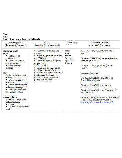 Email Etiquette - 10+ Examples, Format, Pdf | Examples