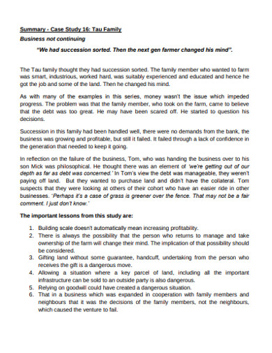 Case Study Summary 10 Examples Format Pdf Examples