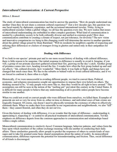 Intercultural Communication - 100+ Examples, Format, How to Understand, PDF