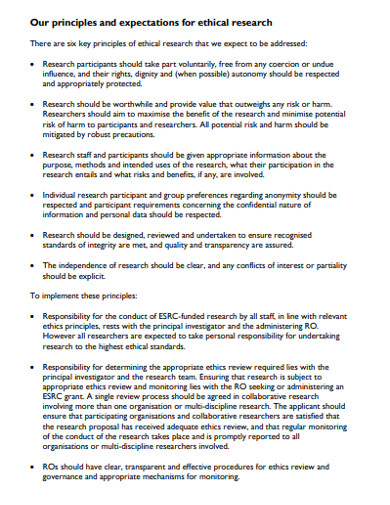 Research Ethics - 10+ Examples, Format, Pdf | Examples