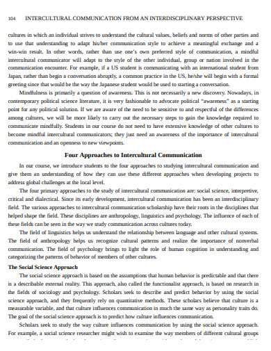 Intercultural Communication - 100+ Examples, Format, How to Understand, PDF