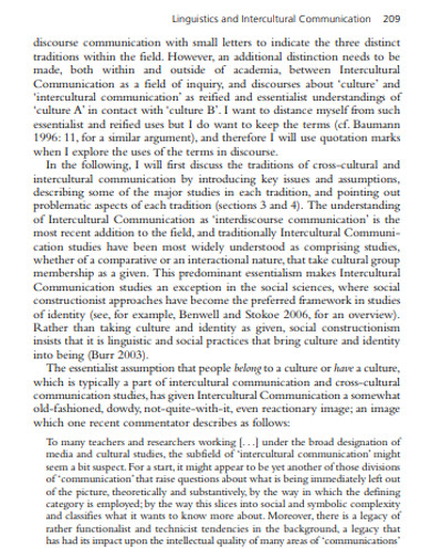 Intercultural Communication - 100+ Examples, Format, How to Understand, PDF