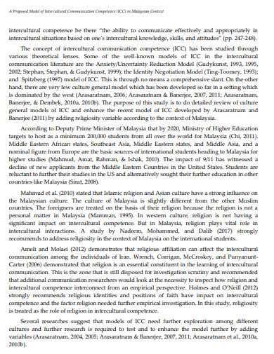 Intercultural Communication - 100+ Examples, Format, How to Understand, PDF