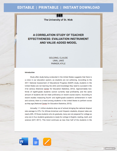 Quantitative Research Examples - 31+ in PDF | Examples