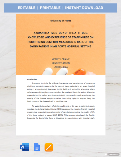 Quantitative Research Examples - 31+ in PDF | Examples