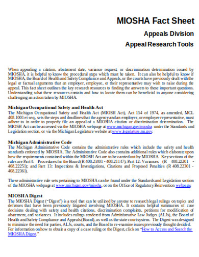 Research Fact Sheet - 10+ Examples, Format, Pdf | Examples