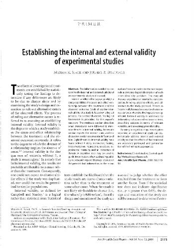 Internal External Validity - 15+ Examples, Format, Pdf